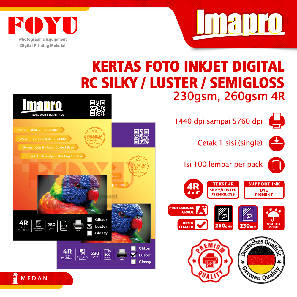 Jual Kertas Foto Photo Paper Self Studio Photo Booth Inkjet Imapro ...