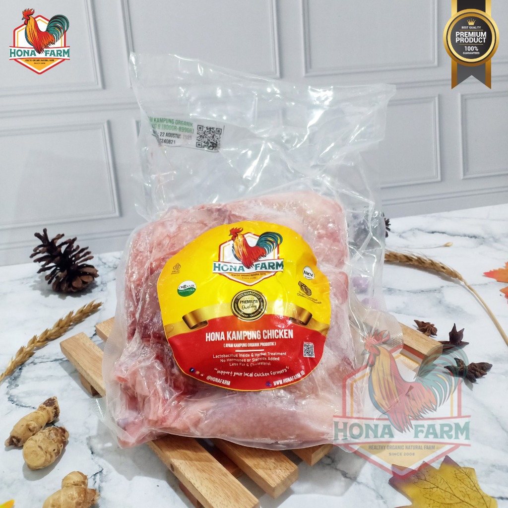 Jual Hona Farm AYAM KAMPUNG Organik Probiotik (Potong 4) 700-799gr ...