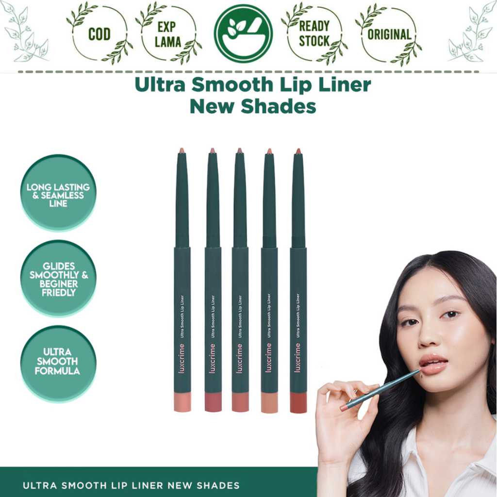 Jual LUXCRIME ULTRA SMOOTH LIP LINER OUTLINER LIPS CORNER PENCIL GARIS ...