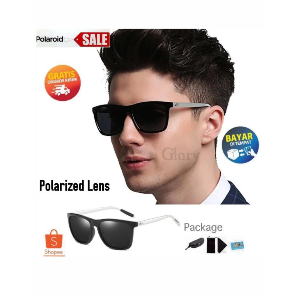 Jual Kacamata Polarized Original Anti Silau Siang Malam Pria Wanita Anti UV Trendy | Shopee ...