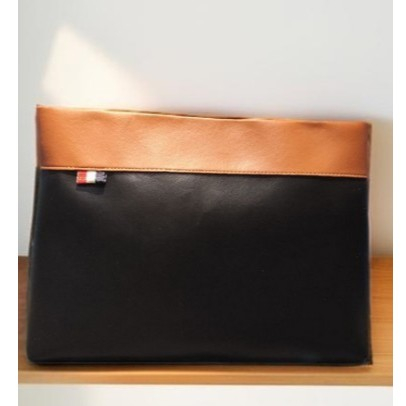 Jual HandBag Pria Warna Mix HItam Dan Tan bahan Kulit Sintetis/Handbag ...