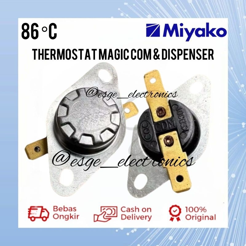 Jual ORIGINAL THERMOSTAT DISPENSER MAGIC COM RICE COOKER 86 DERAJAT MIYAKO THERMODISC DISPENSER ...