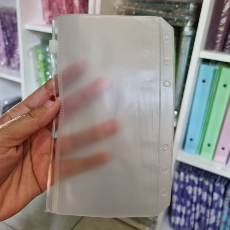 Jual ZIPPER POUCH ZIPLOK A5 A6 ECER ISI 5 ISI 10 ZIPLOK BINDER KEUANGAN ...