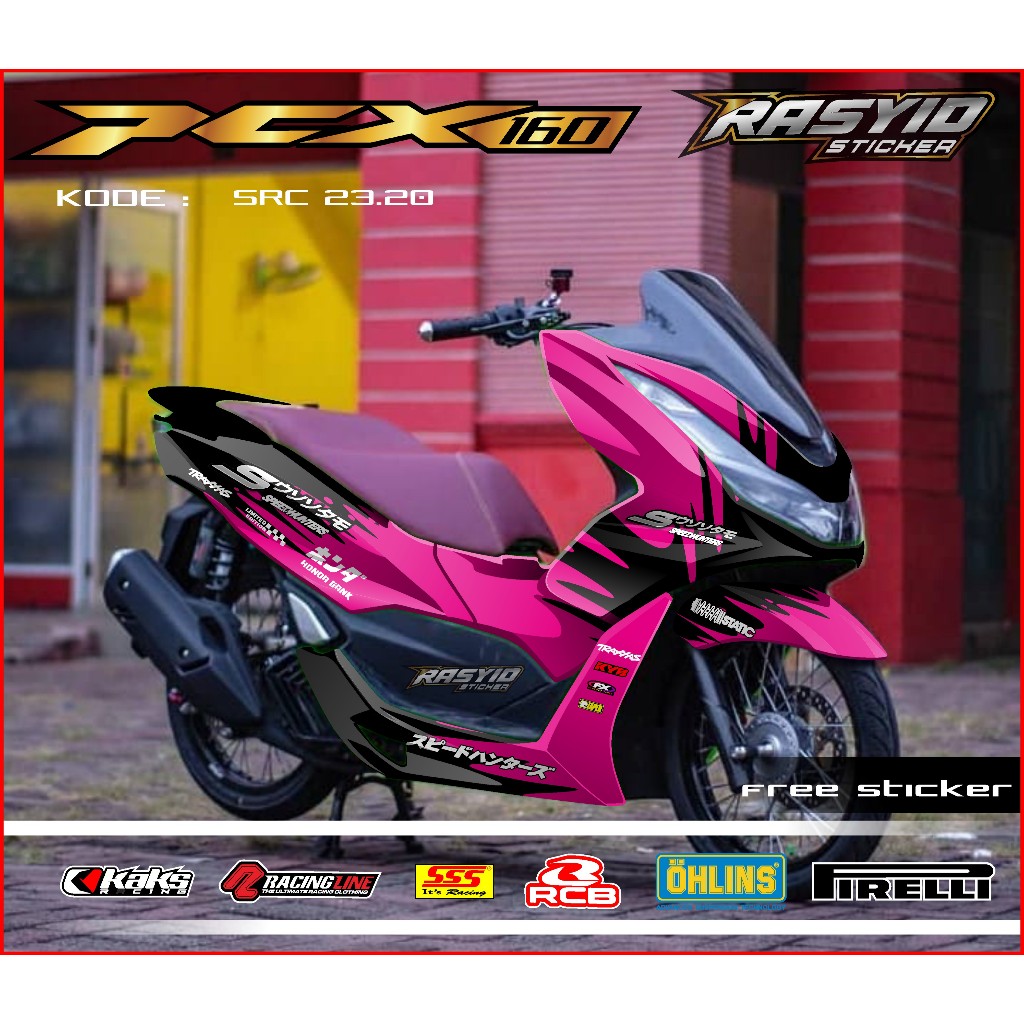 Jual Sticker Decal Full body Honda PCX 160 2020 2021 2022 2023 2024 ...