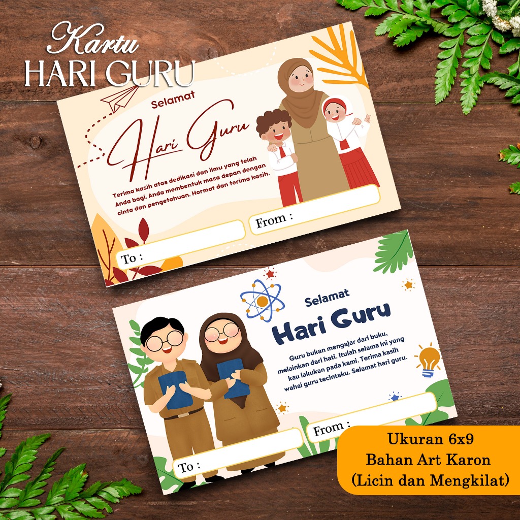 Jual Isi 25 pcs / Selamat Hari Guru / Greting Card Hari Guru / Teacher Day | Shopee Indonesia