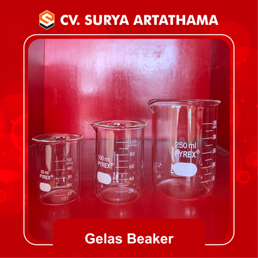 Jual Beaker Glass 250ml-100ml-50ml Gelas Ukur Laboratorium, Gelas ...