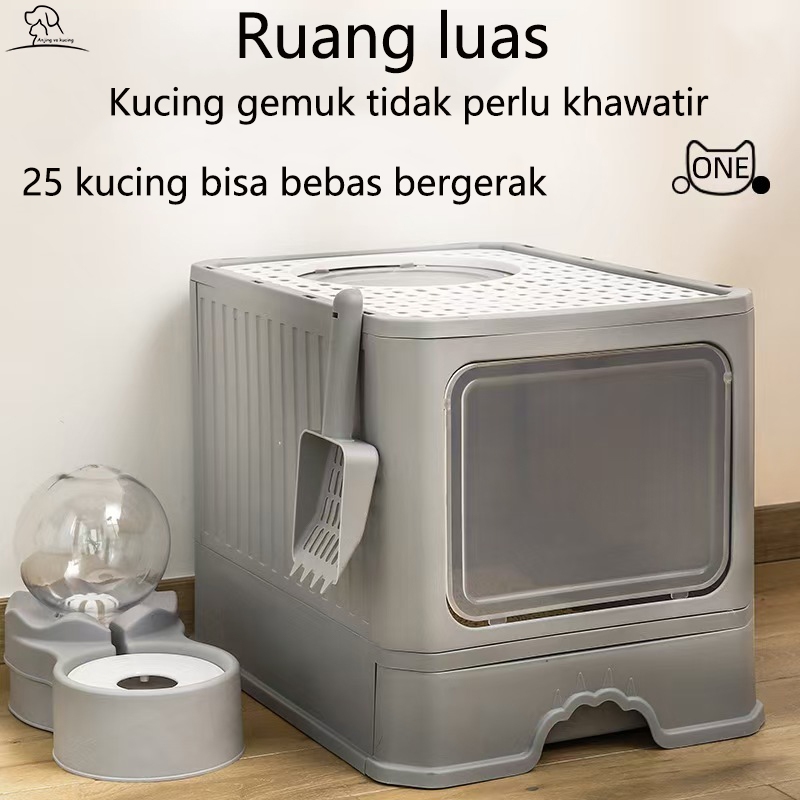 Jual Ruang yang sangat besar Litter Box Kucing / Tempat Bak Pasir ...