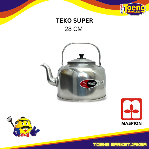 Jual TEKO ALUMINIUM / TEKO SUPER 28 CM AA MASPION | Shopee Indonesia