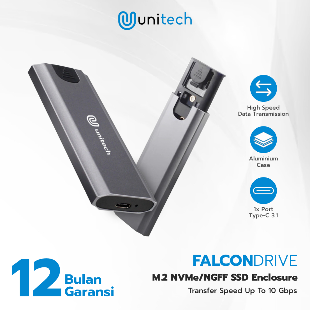 Jual Casing SSD External M.2 NVME + USB 3.1 Type C | 2TB Enclosure ...