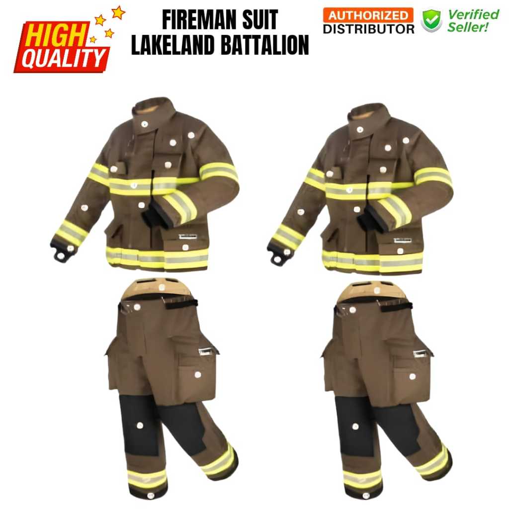 Jual Fireman Suit Jacket And Trouser Batalion Brand Lakeland Made In ...