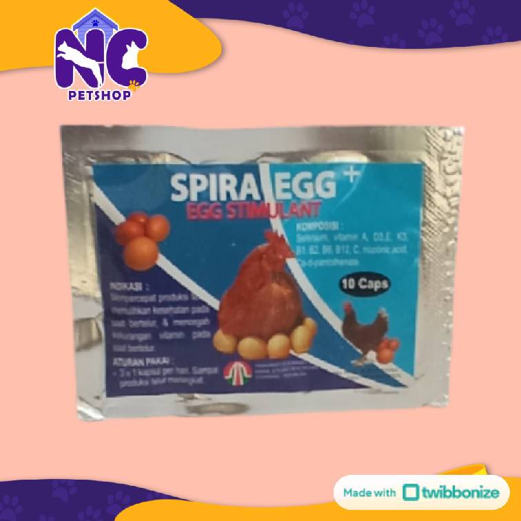 Jual SPIRA EGG 10 CAPSULE - Vitamin untuk mempercepat dan meningkatkan ...