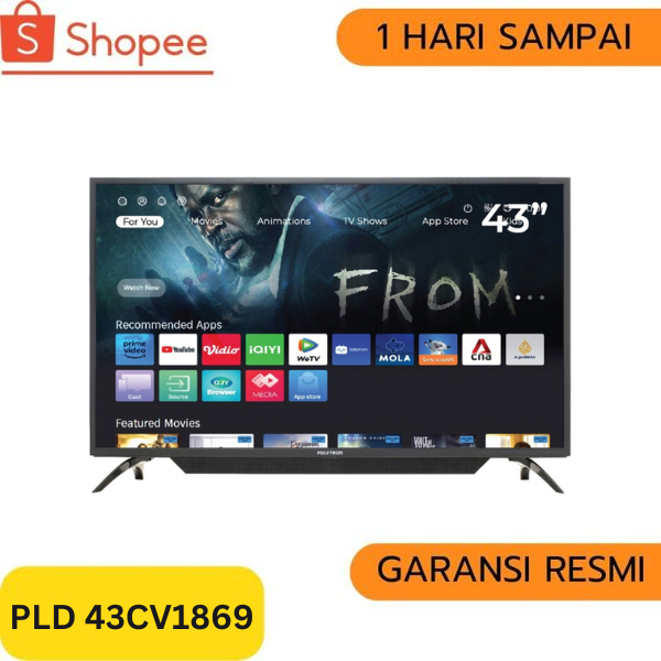 Jual Polytron Tv PLD43CV1869 Smart Tv Led 43 Inch | Shopee Indonesia