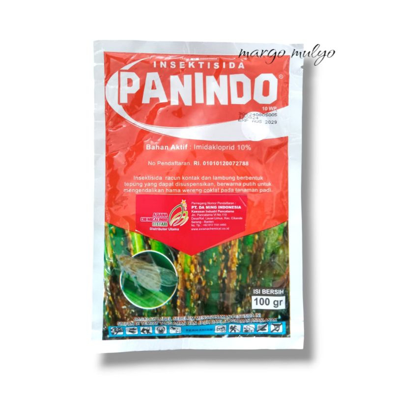 Jual Insektisida Panindo 100gr Pembasmi dan Pengendali Hama Wereng dan ...