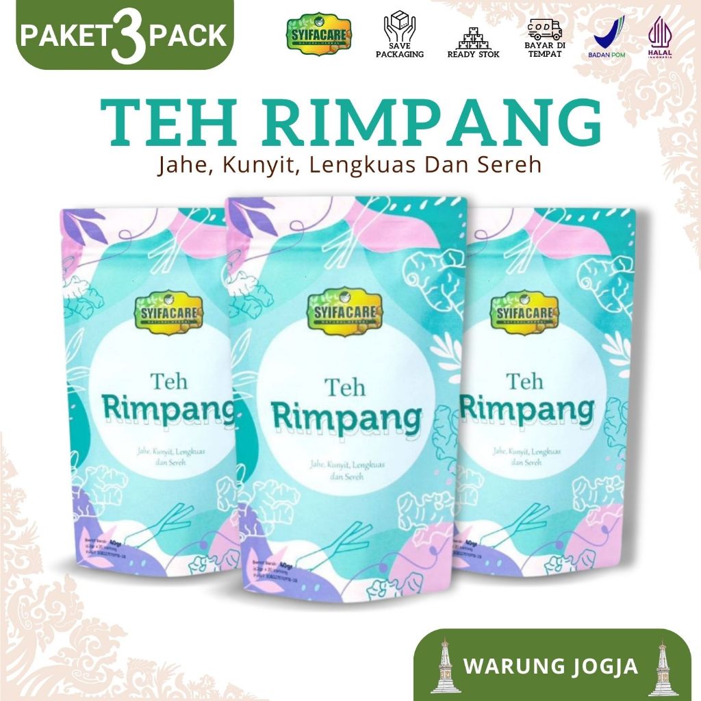 Jual Teh Rimpang Syifacare Original BPOM | Teh Celup Pelangsing | Teh ...