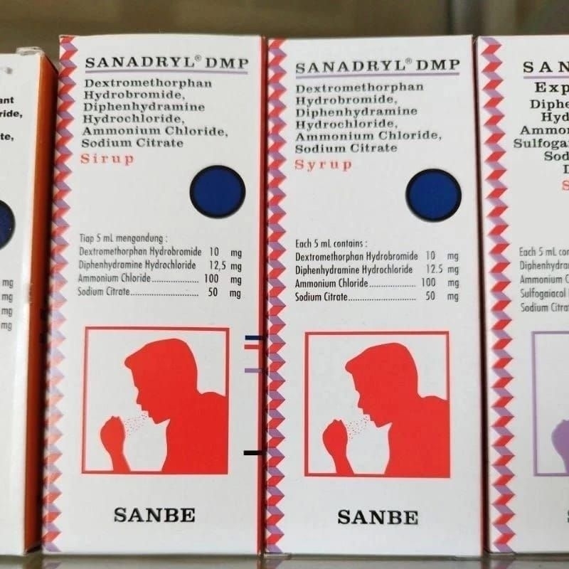 Jual sanadryl DMP syrup 60 ml | Shopee Indonesia