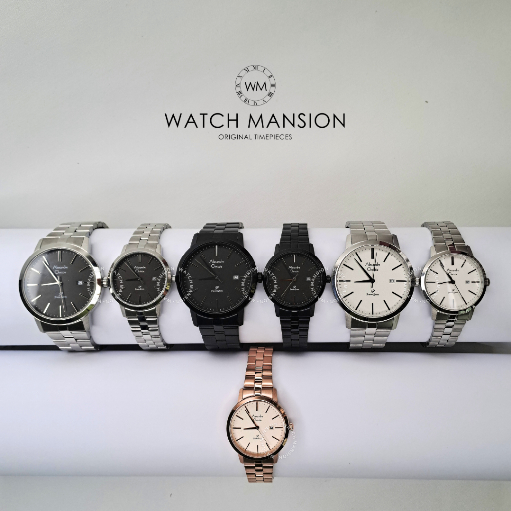 Jual JAM TANGAN COUPLE ALEXANDRE CHRISTIE 1007 AC1007 AC 1007 ANALOG ...