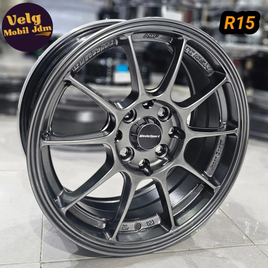 Jual velg racing r15 lebar 6,5 WEDSSPORT TC105X velg mobil ring 15 livina avanza xenia kijang ...