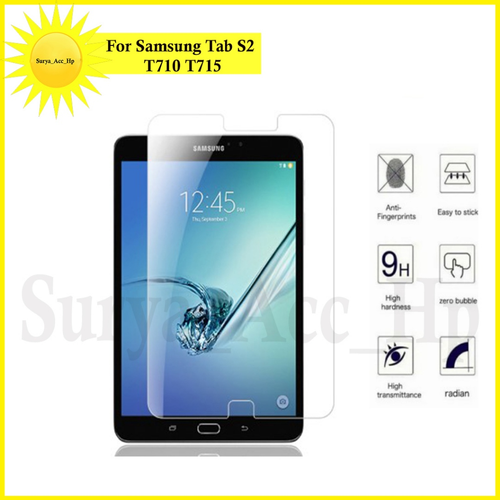 Jual Anti Gores For Samsung Tab S2 8" - Tempered Glass Samsung Tab T710 T715 | Shopee Indonesia