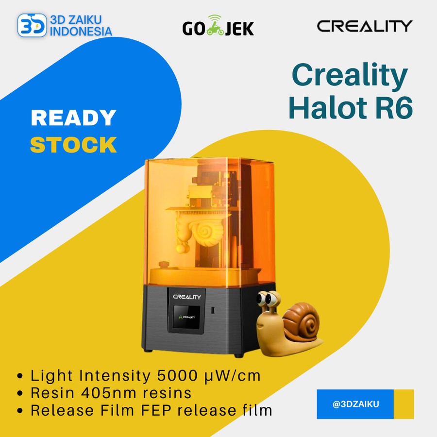 Jual Original Creality Halot R6 3D Printer 2K LCD Resolution User ...