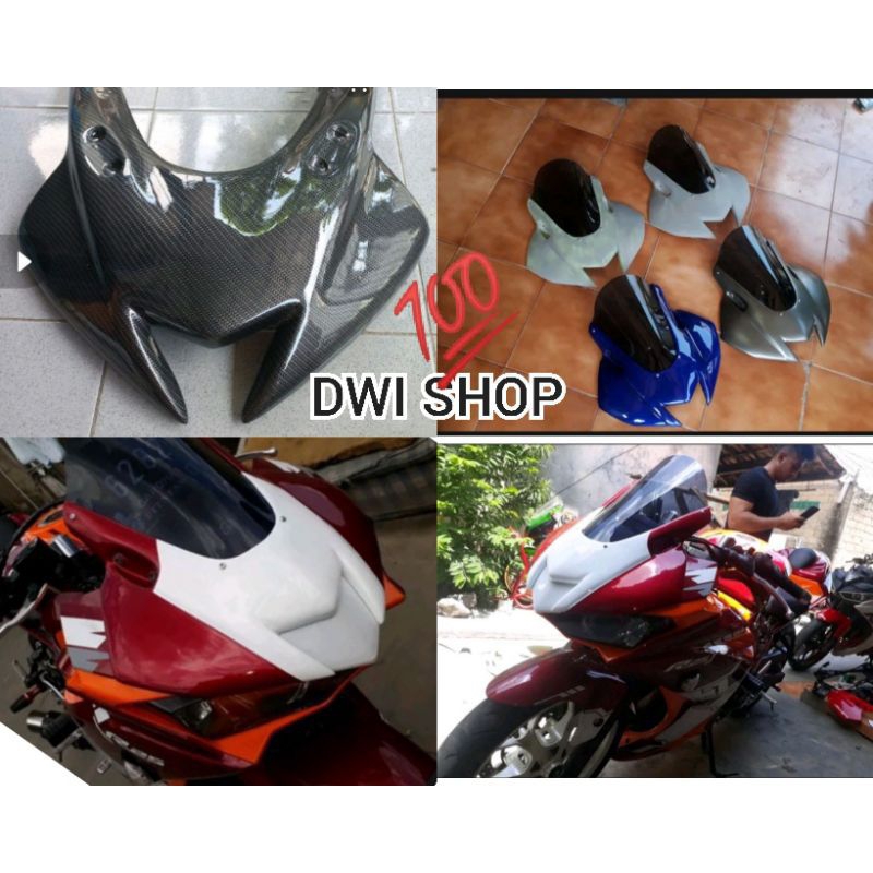 Jual Cover Headlamp Yamaha R25 v1 Custom model R6 | Shopee Indonesia