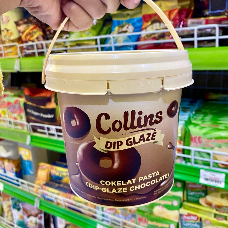 Jual Collins Dip Glaze Chocolate 1kg | Shopee Indonesia