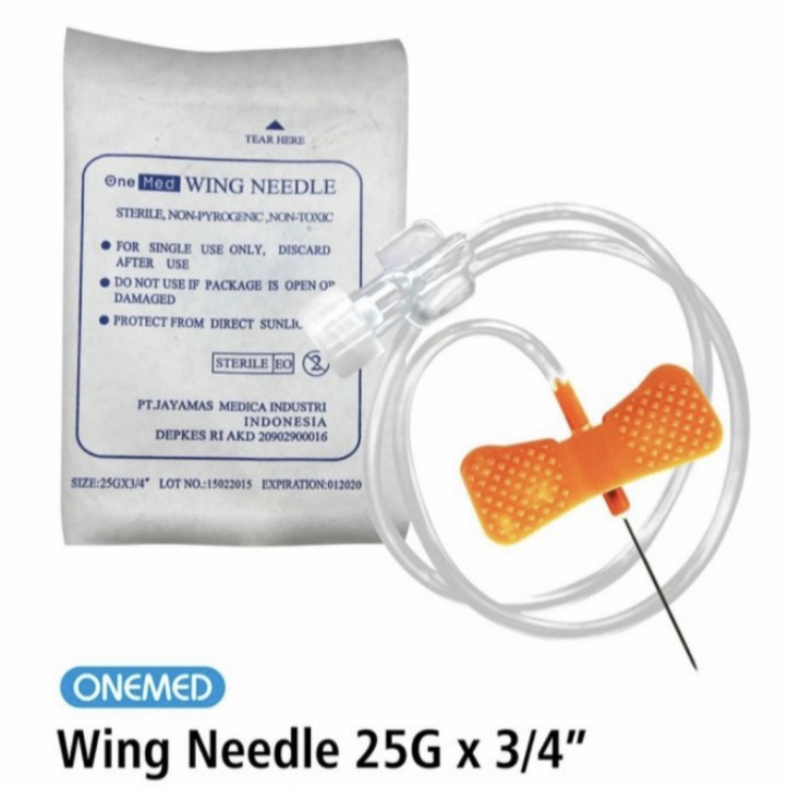 Jual Wing Needle 25g OneMed Wing 25 g OneMed | Shopee Indonesia