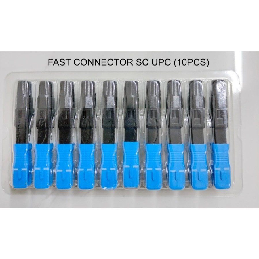 Jual Fast Connector SC UPC SOC Fiber Optic FTTH Model Buaya (1Pack = 10 Pcs) | Shopee Indonesia