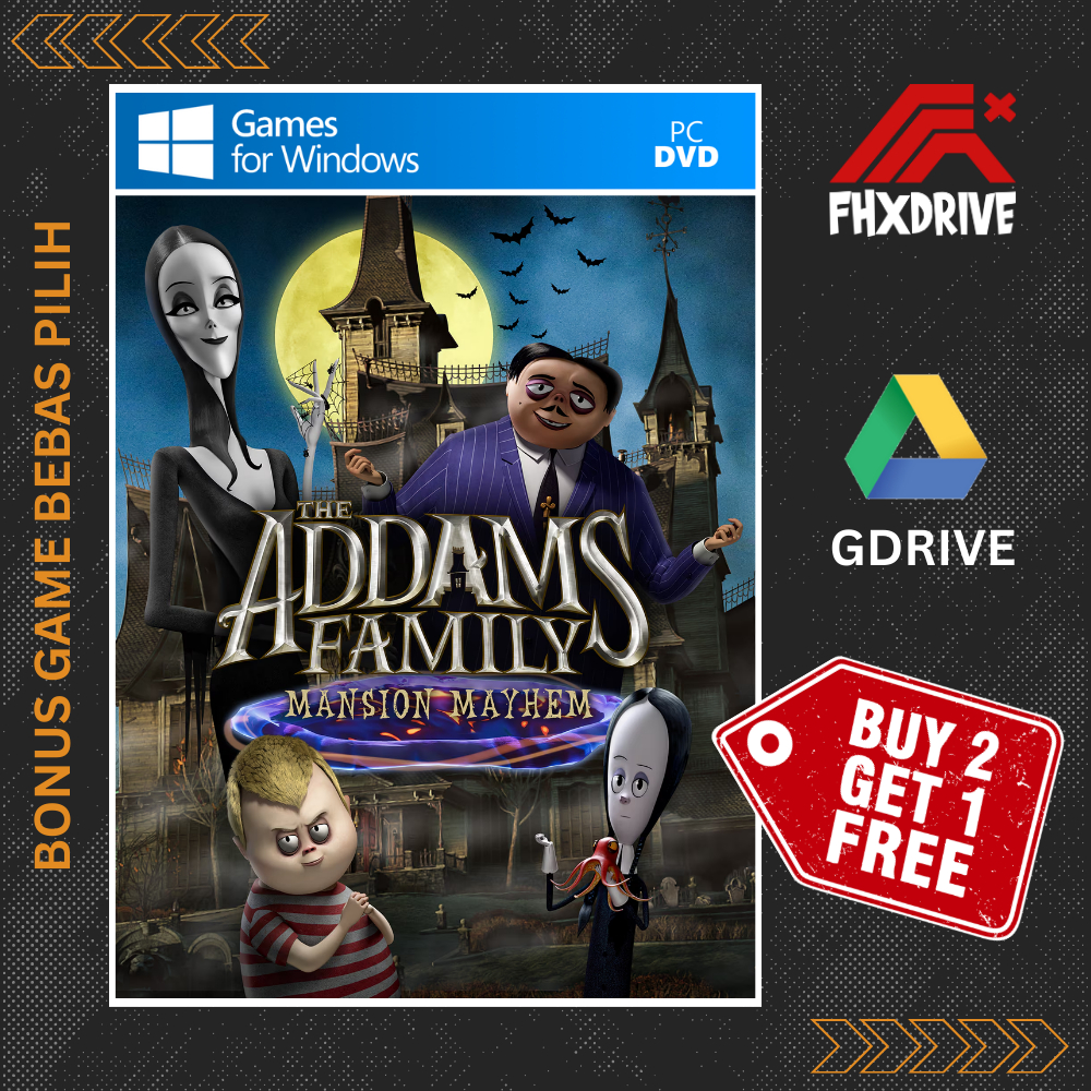 Jual THE ADDAMS FAMILY MANSION MAYHEM | GAME PC | BELI 2 GRATIS 1 ...