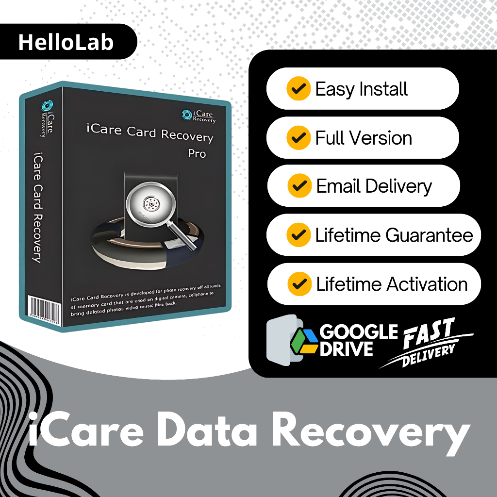 Jual iCare Data Recovery Pro 2025 Versi 9.0.0.9 Full Version | Shopee Indonesia