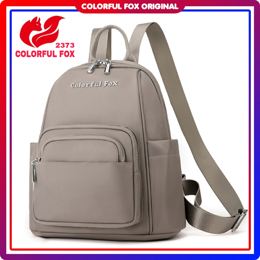 Jual Tas original - Tas ransel colorful fox 2373 ransel wanita original ...