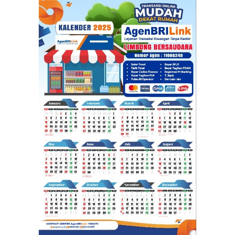 Jual Cetak Kalender Custom Tahun 2026 A3+ cetak satuan atau mininal ...