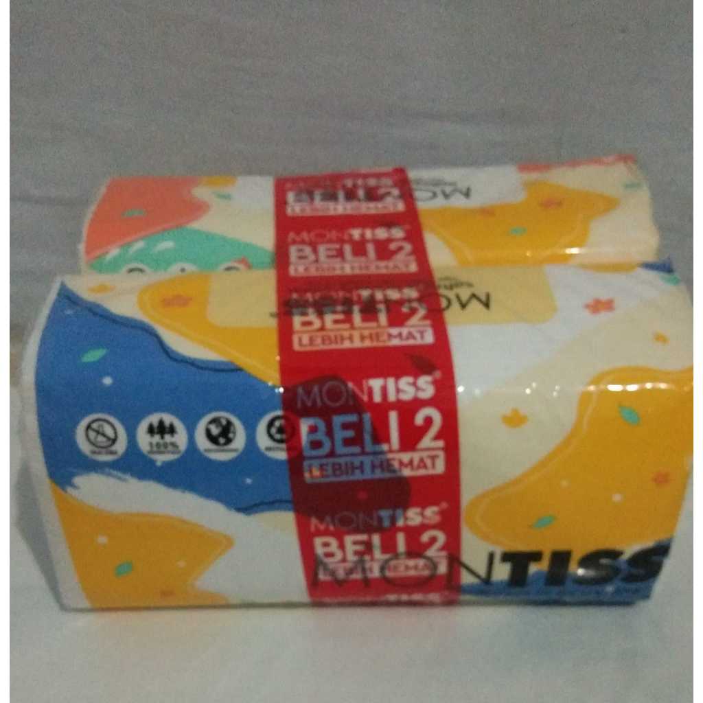 Jual Paket 2 Lebih Hemat!! Montiss Softpack Tissue 200 Sheets 2 ply ...