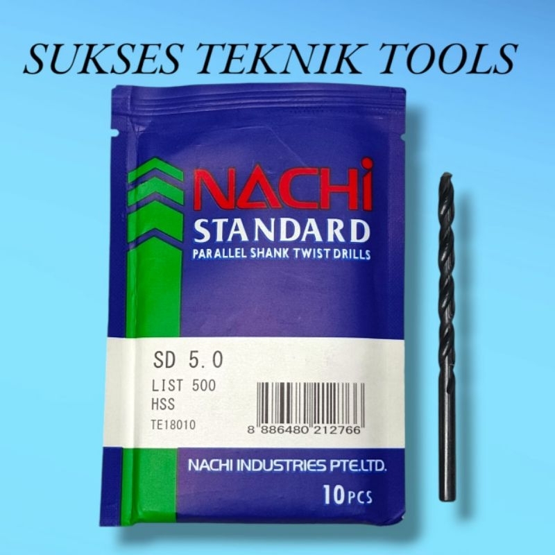 Jual MATA BOR BESI NACHI 5MM HSS ASLI (Harga per 1pcs) | Shopee Indonesia