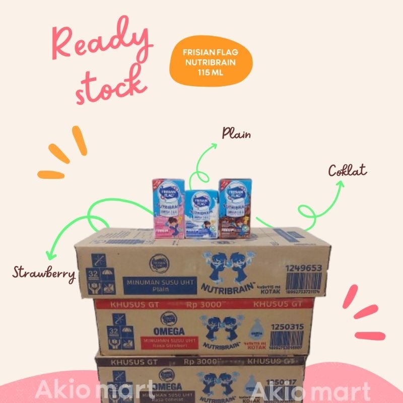 Jual Frisian Flag Nutribrain Omega 3 dan 6 Minuman Susu UHT 115 ml 1 dus isi 36 pcs | Shopee ...