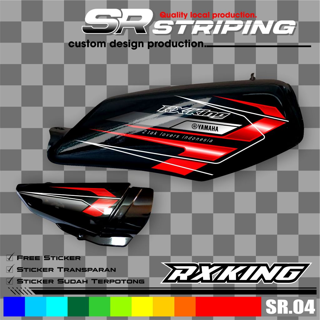 Jual Transparan Striping RX KING / Variasi RX KING ( Sudah Terpotong ...