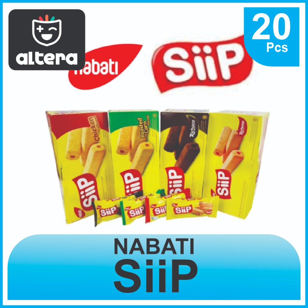 Jual Nabati Siip Sip 500 / Snack Nabati Siip Keju Ayam Coklat Jagung ...