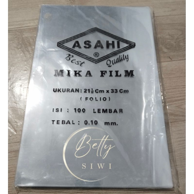 Jual Cover Mika | Plastik Mika Jilid | Mika Film Bening 0.1mm 5pcs ...
