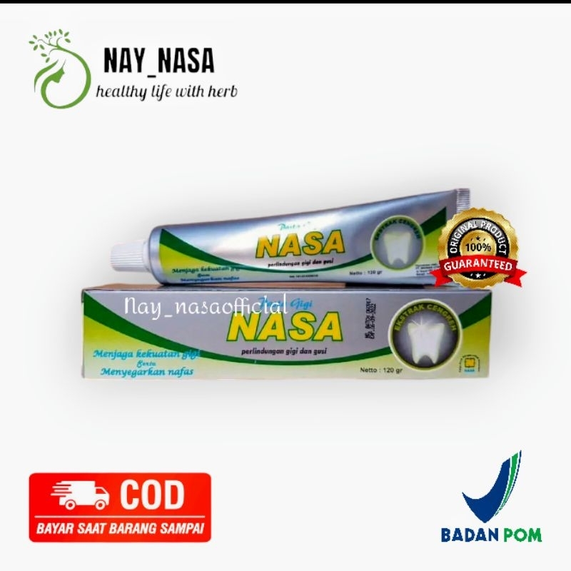 Jual PASTA GIGI NASA/PGN/PERONTOK KARANG GIGI/SAKIT GIGI/GUSI BERDARAH ...