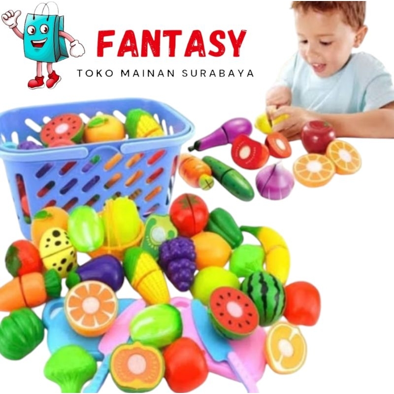Jual PROMO! MAINAN BUAH POTONG / MAINAN SAYUR / BUAH MAINAN | Shopee ...