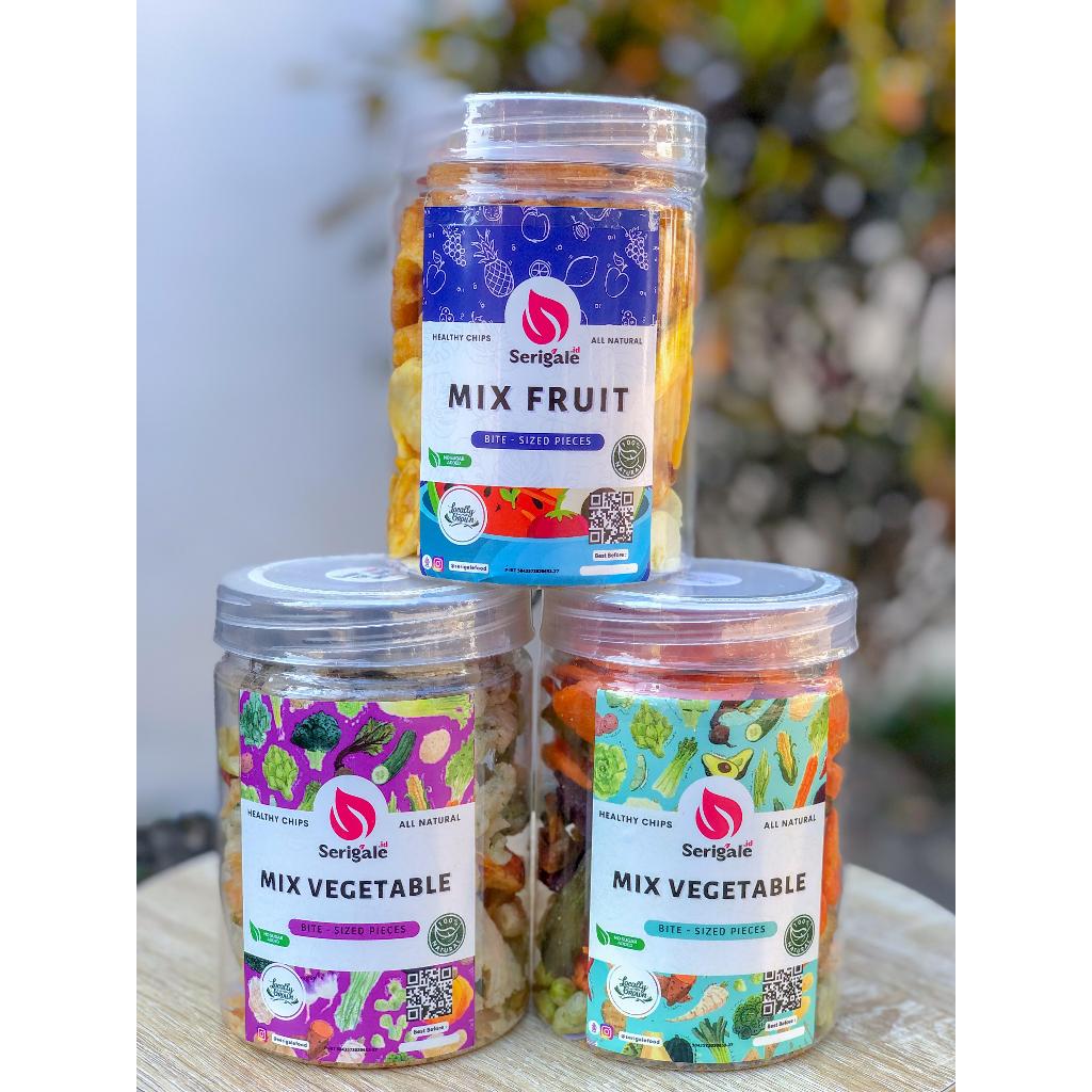 Jual Bundling 3 Varian Mix 650 ml I Keripik Buah Mix Sayur Mix Sayur ...