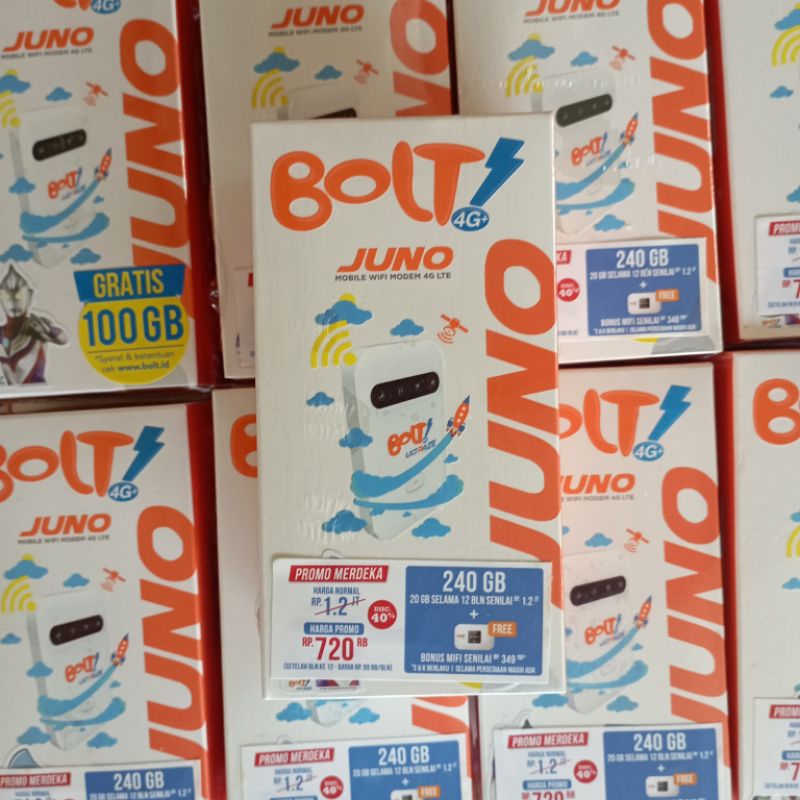 Jual BOLT JUNO MOBILE WIFI MODEM 4G LTE Model MV005 Unlock smartfren ...