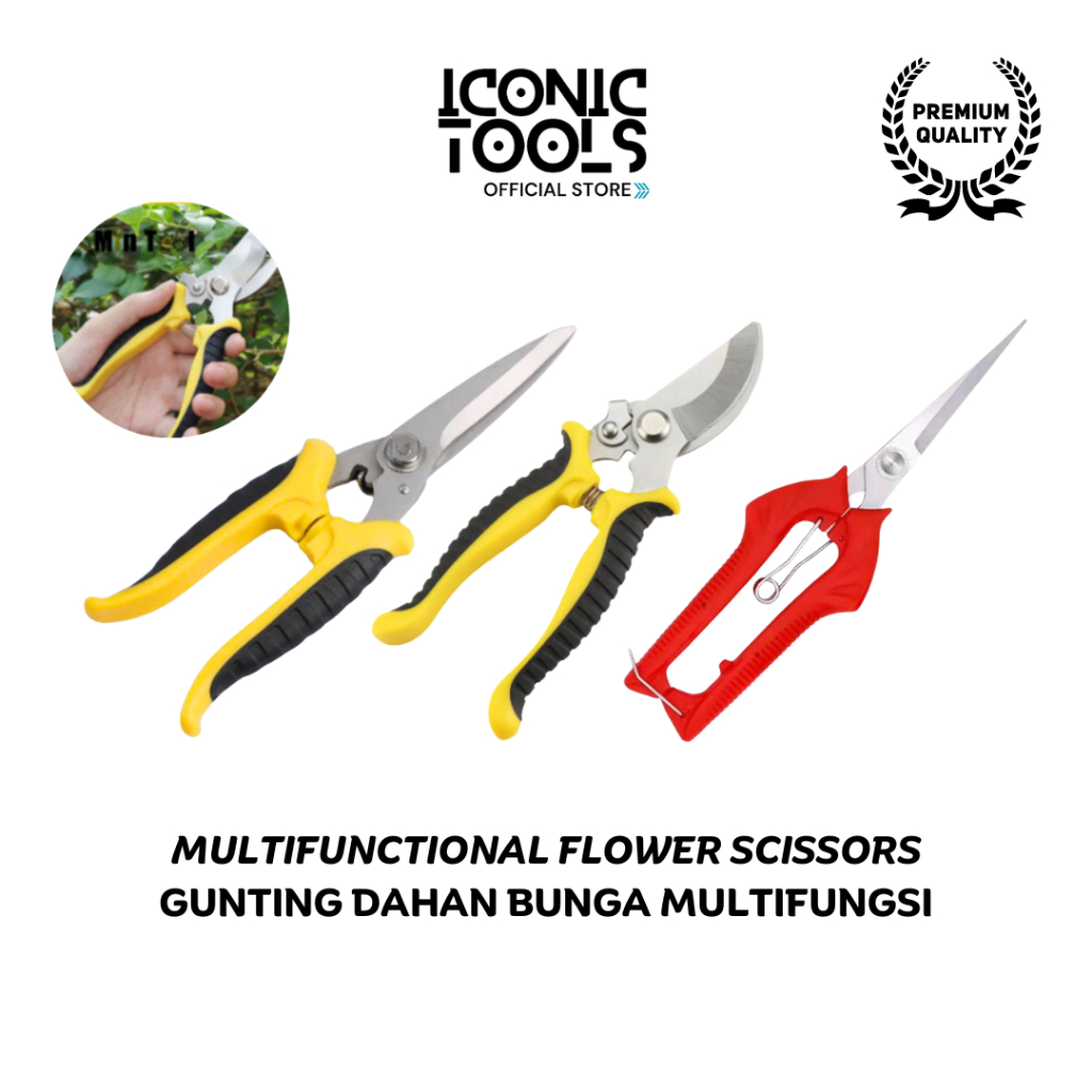 Jual Gunting Dahan Ranting KDK / Gunting Buah Seng Tajam/ Gunting Bunga ...