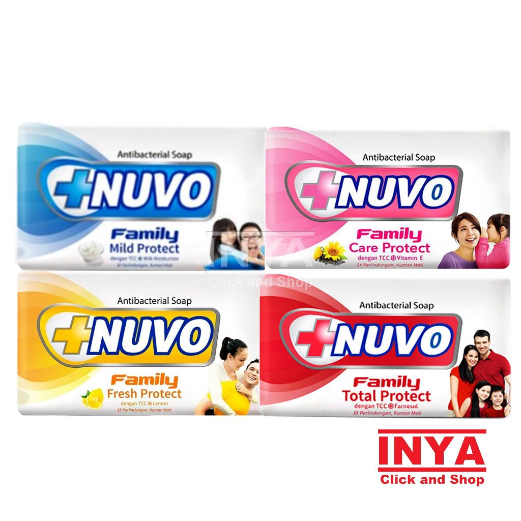 Jual NUVO FAMILY PROTECT ANTIBACTERIAL SOAP BAR 76gr - Sabun Batang | Shopee Indonesia