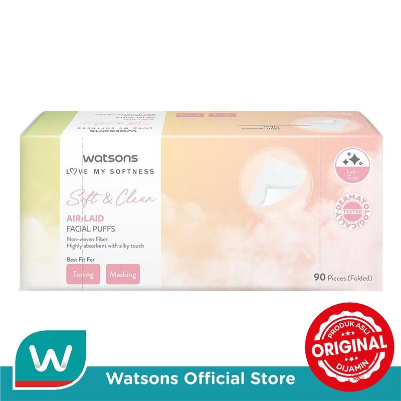 Jual Watsons Air-Laid Facial Puffs 90'S | Shopee Indonesia