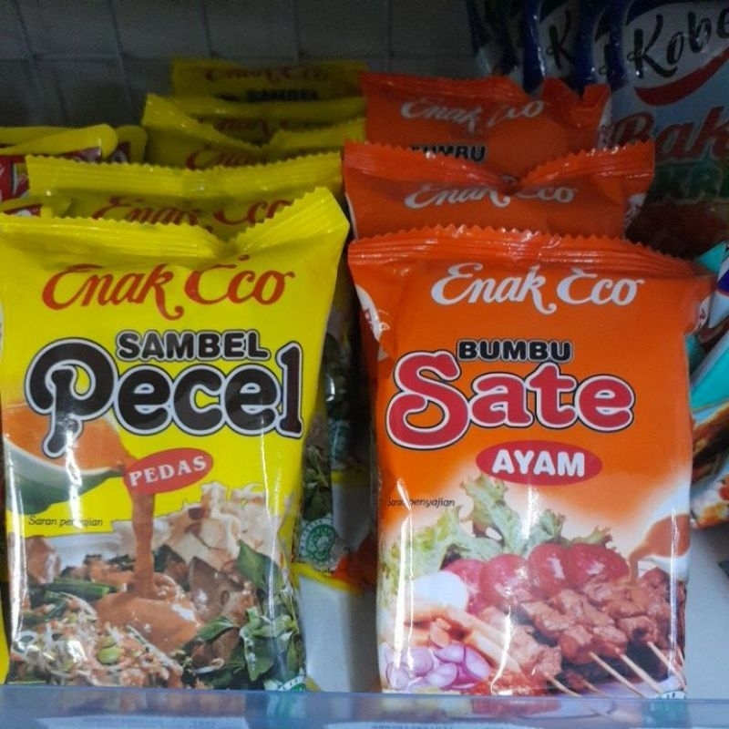 Jual Enak eco Bumbu SATE||PECEL||GADO-GADO185gr | Shopee Indonesia