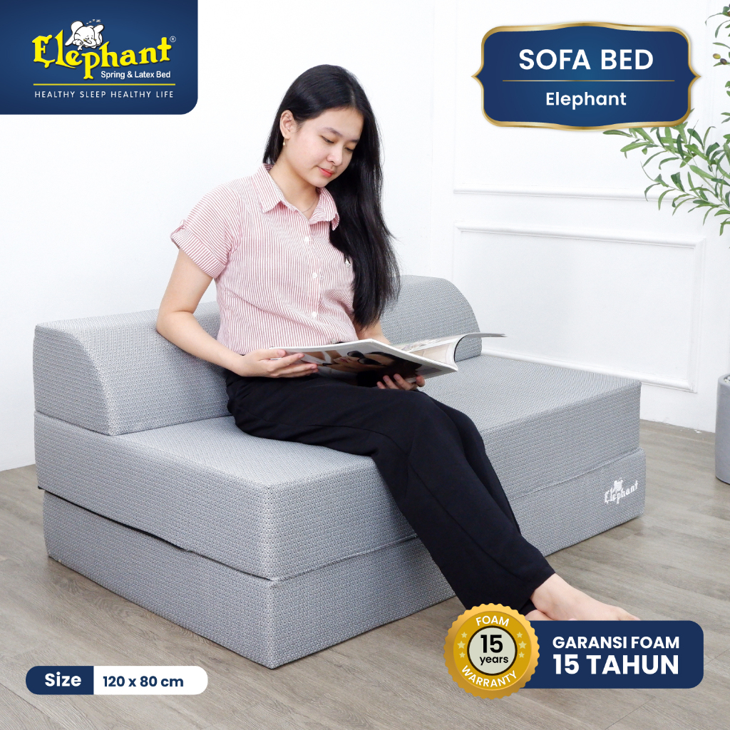 Jual Elephant Trifold Sofabed / Sofa Bed Kasur / Sofa Tidur Lipat ...