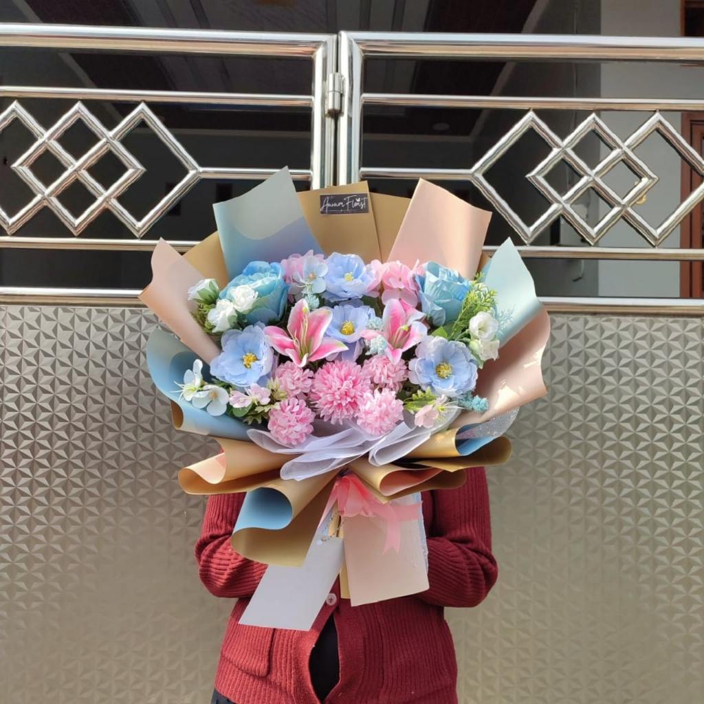 Jual Hanbuket Bunga ARTIFICIAL Buket Bunga Buket Tangan Kado Istimewa ...