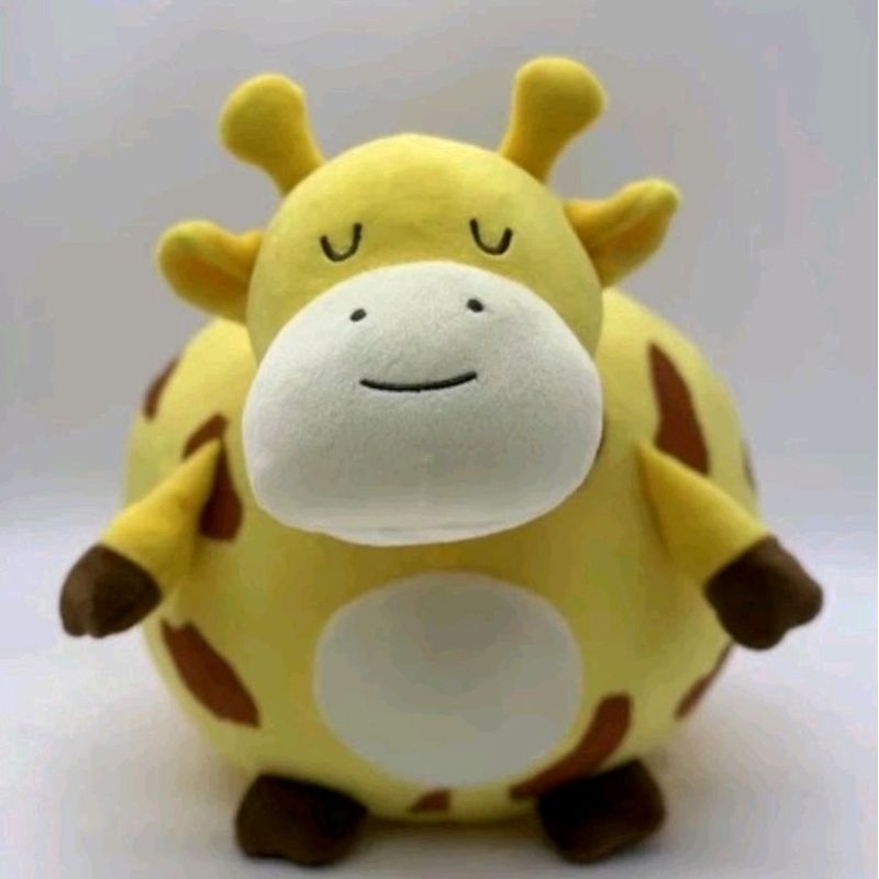 Jual MINISO Round Plush Toy Animal Boneka Miniso Boneka Jerapah Giraffe ...