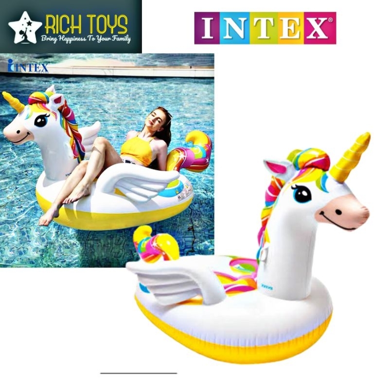 Jual Intex Floaties Ride On Unicorn - Ban Pelampung Renang Duduk Anak ...