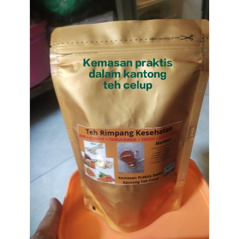 Jual TEH RIMPANG KESEHATAN dalam kemasan kantong teh celup | Shopee ...